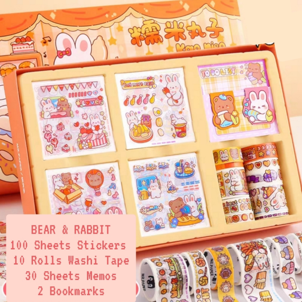 100/ 200 Cute Cartoon Stickers/Diary Journal Stickers/Goo Card Stickers ...