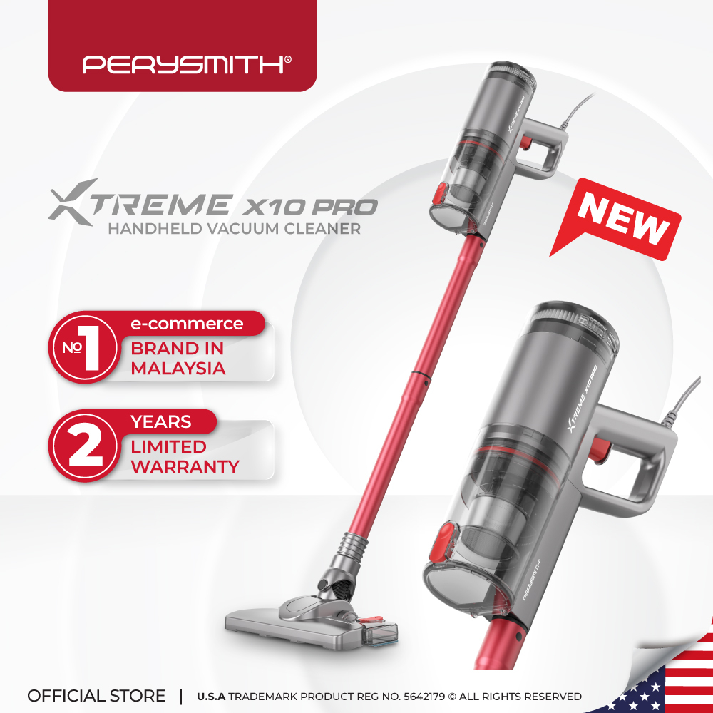 PerySmith Handheld Vacuum Cleaner Xtreme Series X10 Pro (1000W ...
