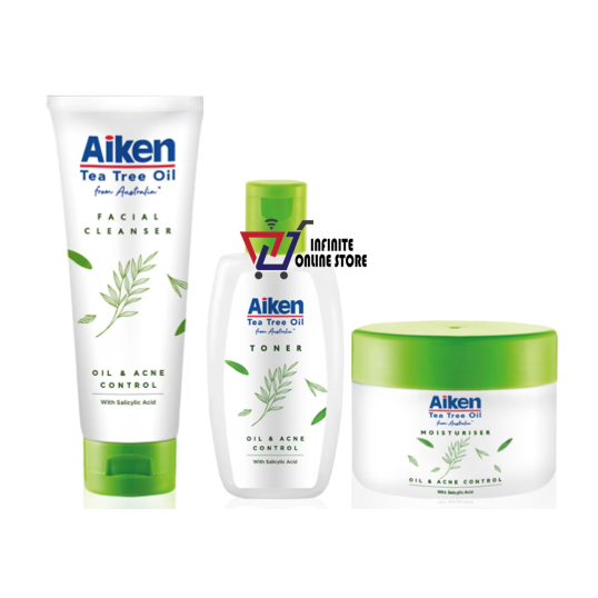 AIKEN Tea Tree Oil Series Skincare Products (Cleanser / Toner ...