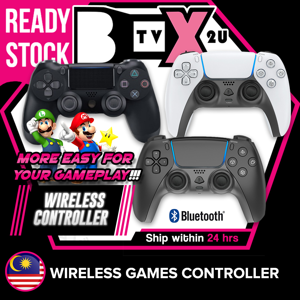 Ready Stock Controller Pc / Phone Bluetooth Wireless Game Games Controller Gamepad Joystick For ...