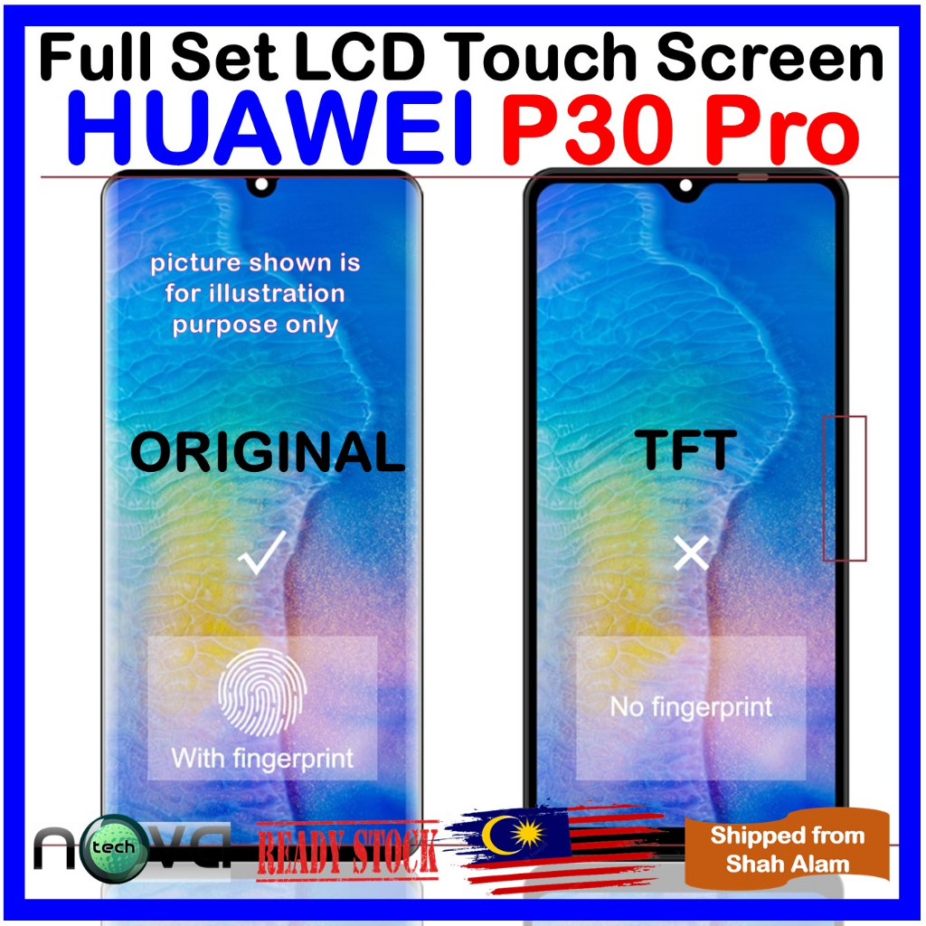 ORlGlNAL NGS Brand Full Set LCD Touch Screen Fit With HUAWEI P30 Pro ...