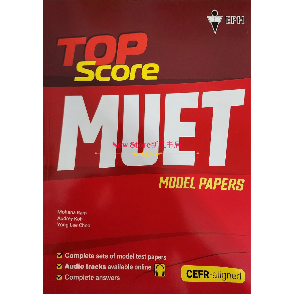 [NEWSTORE] Top Score MUET Model Papers (CEFR-aligned) | Shopee Malaysia