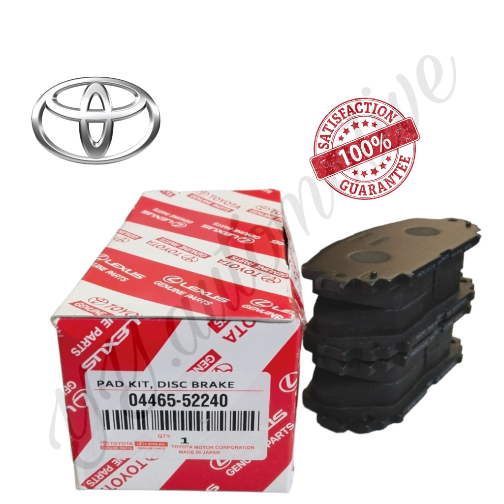 TOYOTA FRONT DISC BRAKE PAD YARIS VIOS 2007-2022 G-SPEC S-SPEC GX-SPEC ...
