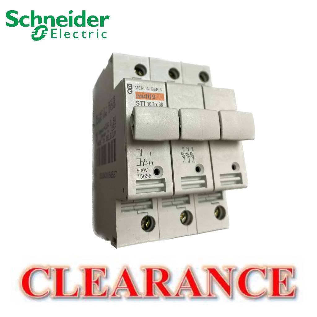 MERLIN GERIN 15656 FUSE-SWITCH MULTI 9 STI 3P 500V ~ 10, 3X38 | Shopee ...