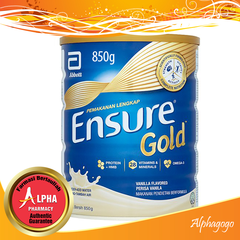 Ensure Gold Vanilla / Wheat / Coffee (850g) | Shopee Malaysia
