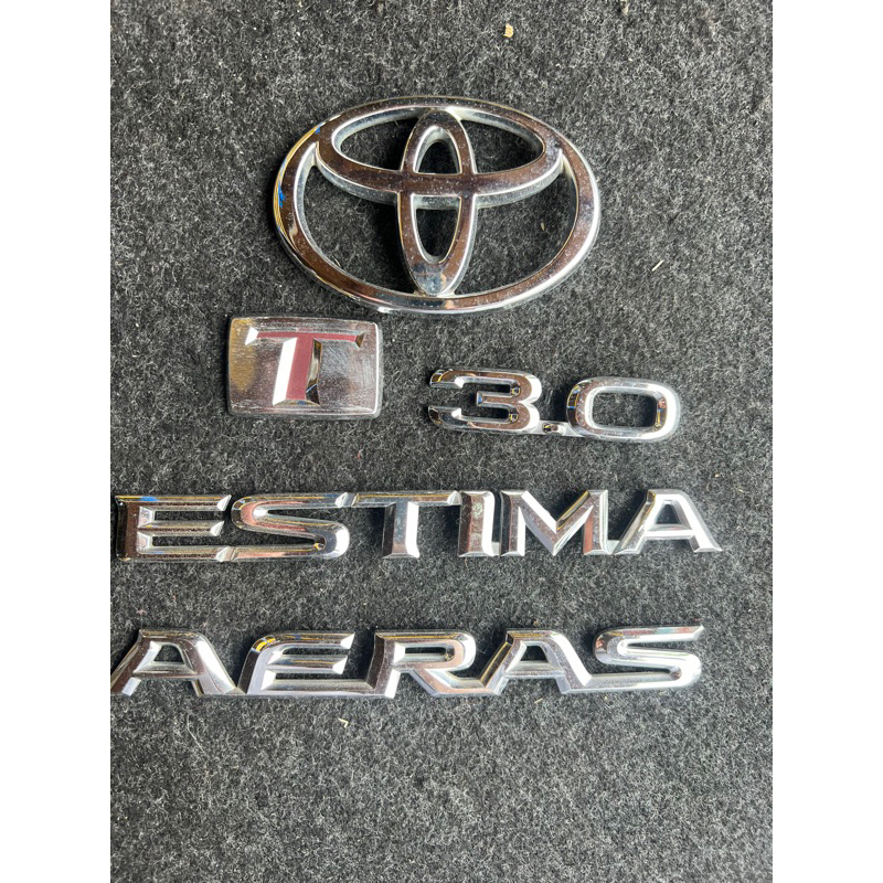 ESTIMA REAR EMBLEM LOGO SET USED JAPAN | Shopee Malaysia