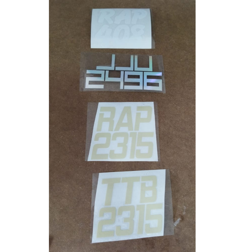 STICKER NOMBOR PLATE MOTOR | Shopee Malaysia