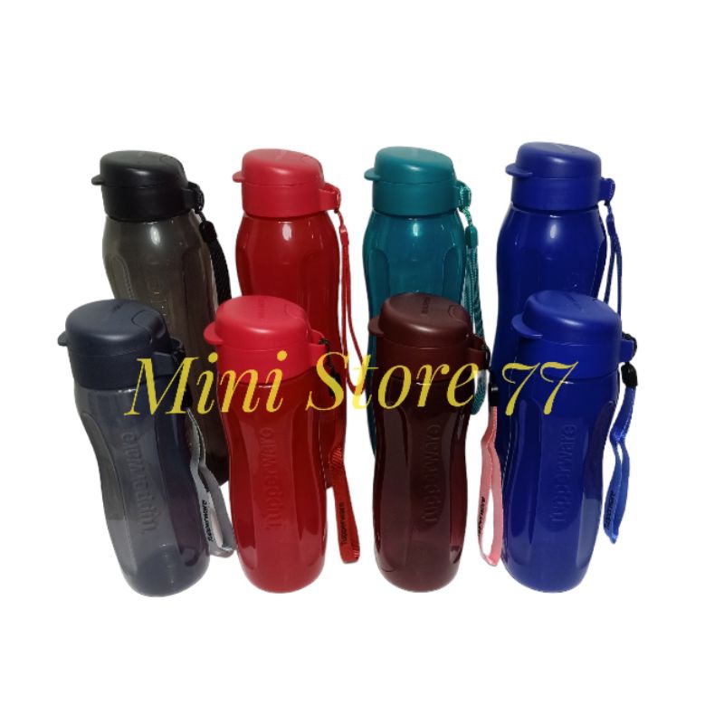 Tupperware Slim Eco Bottle /Botol Air/Water Bottle1.0L/750ml with Handle/Strap | Shopee Malaysia