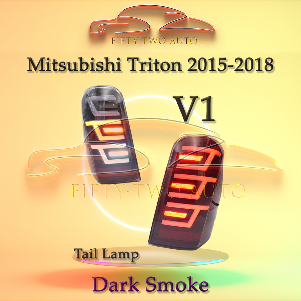 Mitsubishi Triton 2015-2018 LED Tail Lamp V1/triton tail lamp 2015 ...