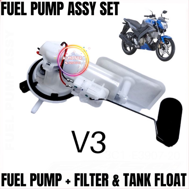 YAMAHA FZ150 V1 V2 V3 PETROL FUEL PUMP ASSY + FILTER TANK FLOAT MINYAK ...