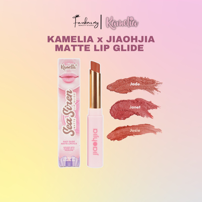 Kamelia Cosmetics x Jia Oh Jia Sea Siren Matte Lip Glide | Shopee Malaysia
