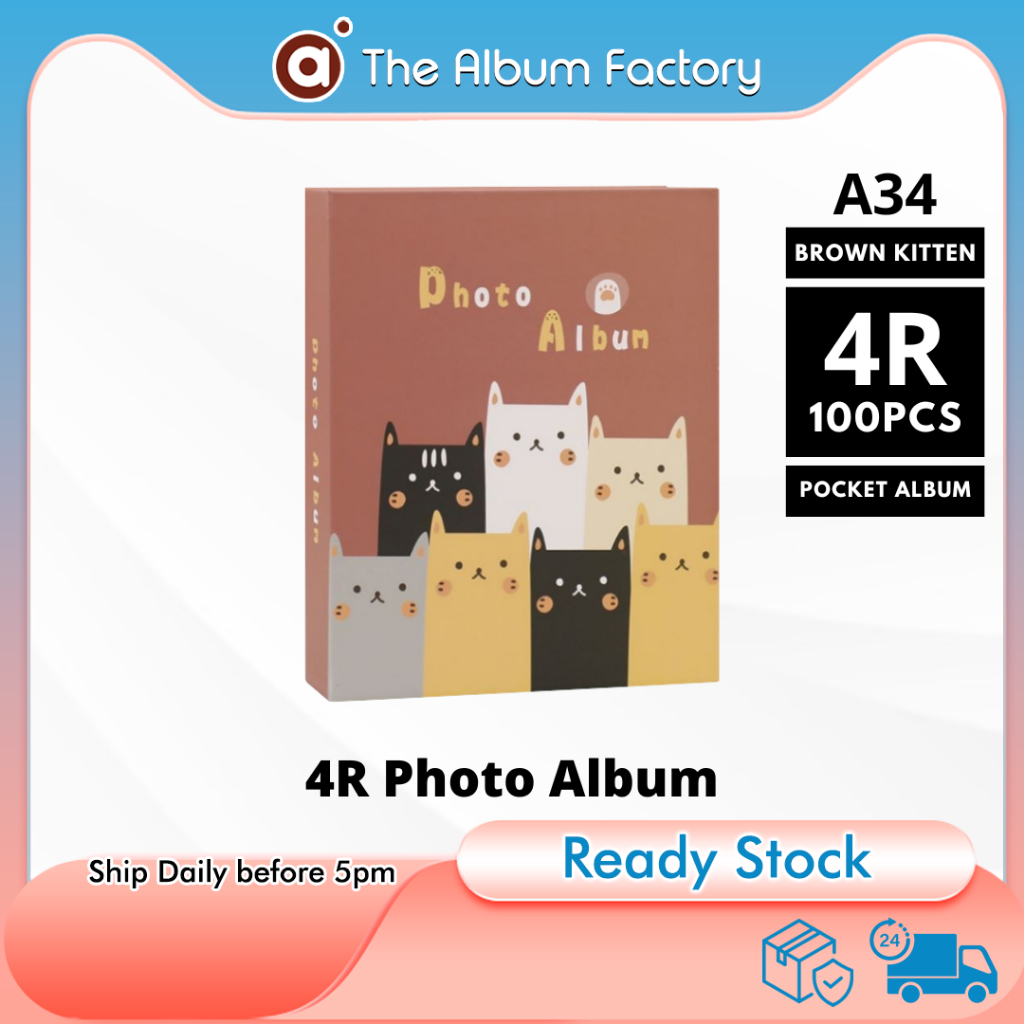 Photo Album Cat Series 4R 5R 6R (Ready Stock) | Shopee Malaysia