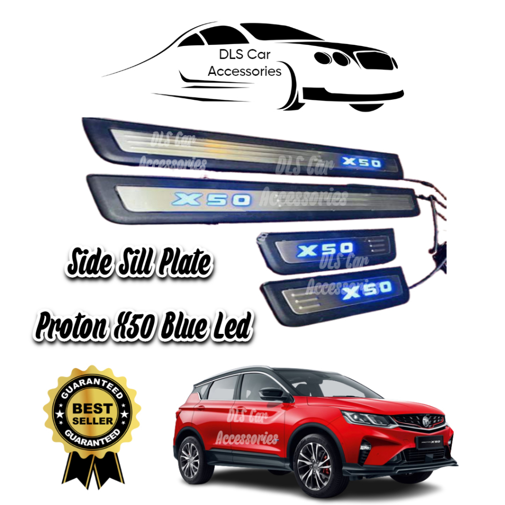 Side Sill Plate Proton X50 Blue Led X50 | Shopee Malaysia