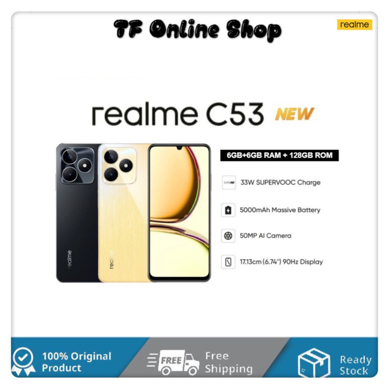 Realme C53 4G(6GB+6GB+128GB/8GB+8GB+256GB)100% Original Set | Shopee Malaysia