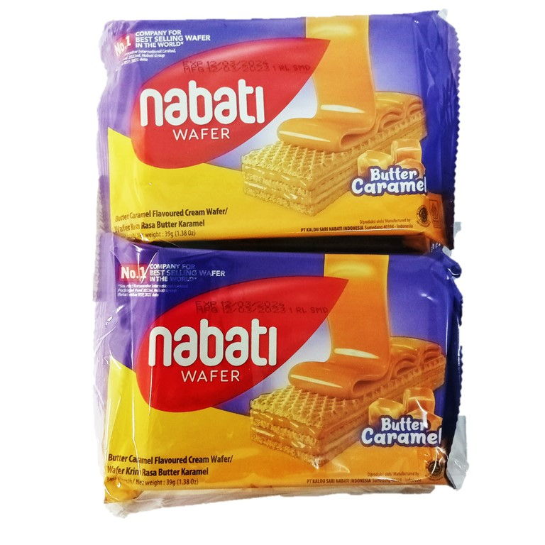 Halal 46g/37g x 10pcs Nabati Wafer EXTRA 20% Vanilla Milk / Cheese ...