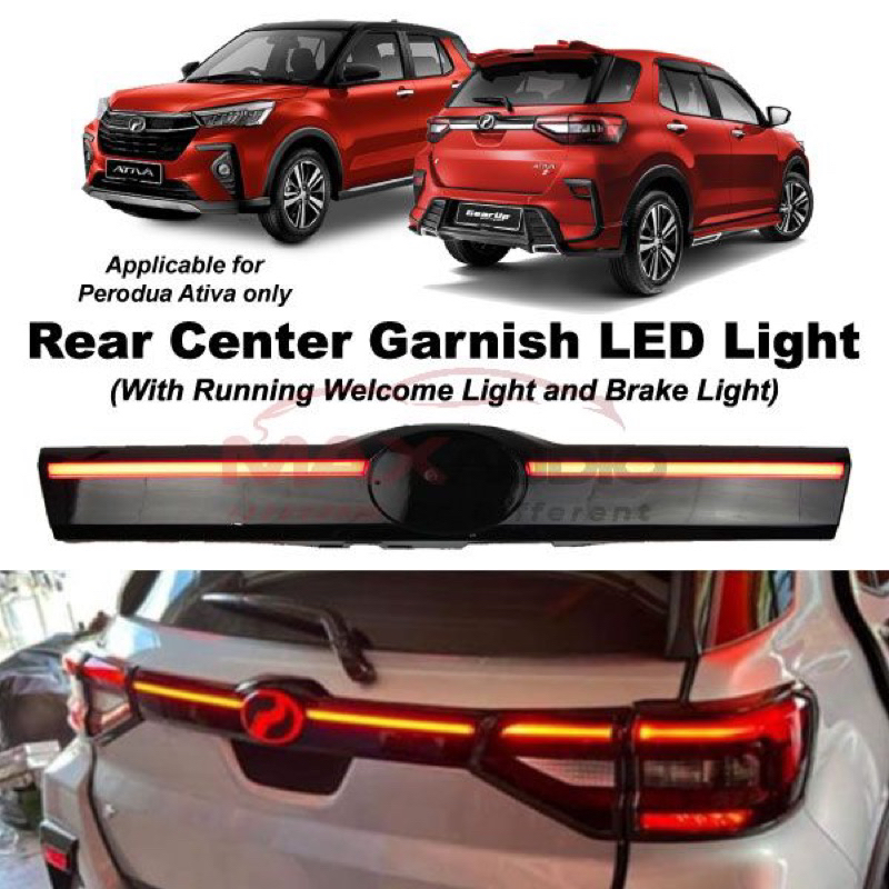 PERODUA🔥stPERODUA ATIVA NIGHT RIDER Plug and Play Rear Bonnet Tail Gate ...