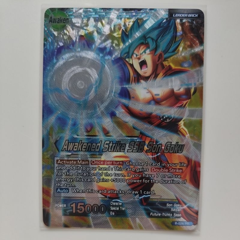 Dragon Ball Super CCG TCG I P-026 PR Awakened Strike SSB Son Goku (foil) | Shopee Malaysia