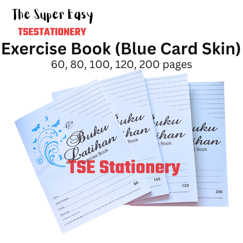 60 Pages/ 80 Pages/ 100 Pages/ 120 Pages /200 Pages F5 Blue Card Skin ...