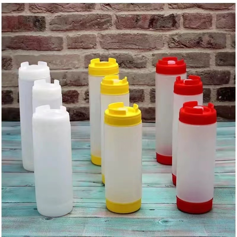 First In First Out Squeeze Dispensing / Refillable fifo Sauce Bottle ...