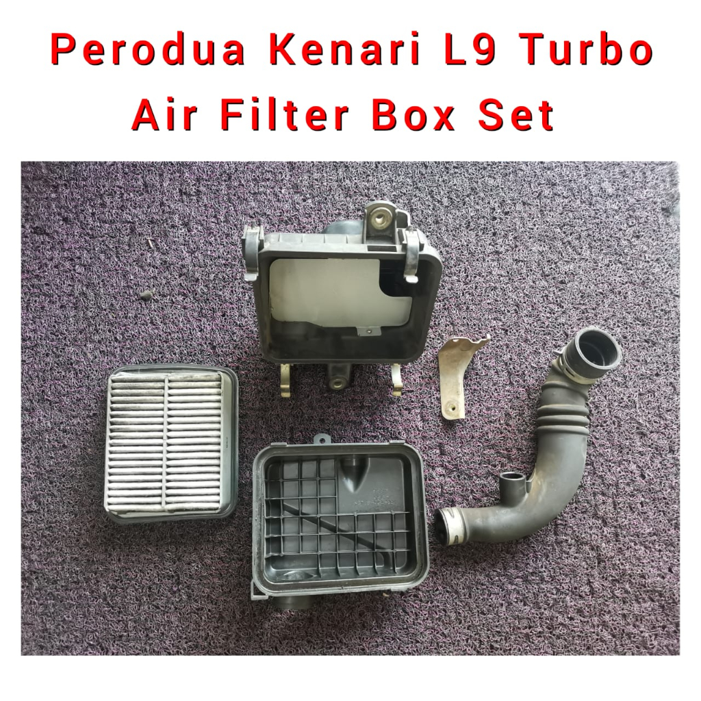 Perodua Kenari L9 Kelisa L7 Turbo Air Filter Box Set ( JB-DET / EF-DET ) Filter Hose / Kotak ...