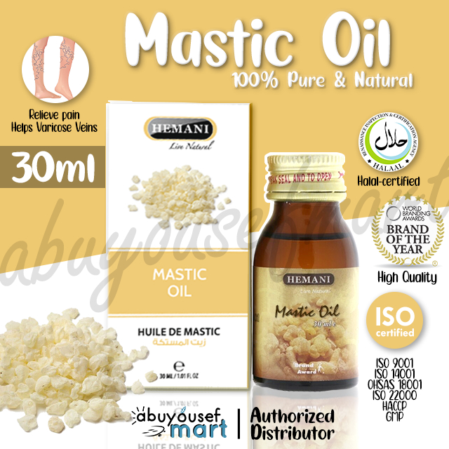 Varicose Vein Issue - Hemani Mastic Gum (Lentisk) Oil 30ml - Minyak ...