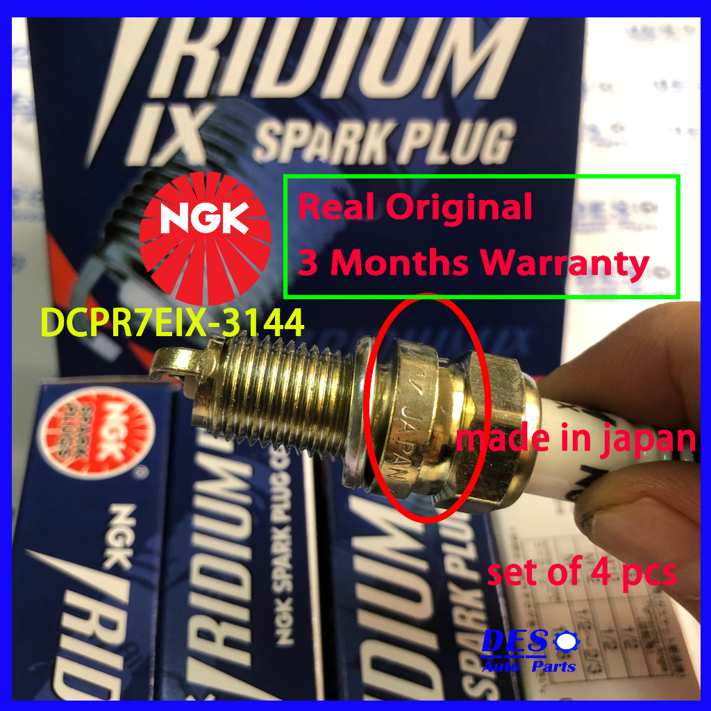 4pcs Genunine Spark Plug NGK Iridium Alza, Myvi 2007 plus Avanza Rush ...