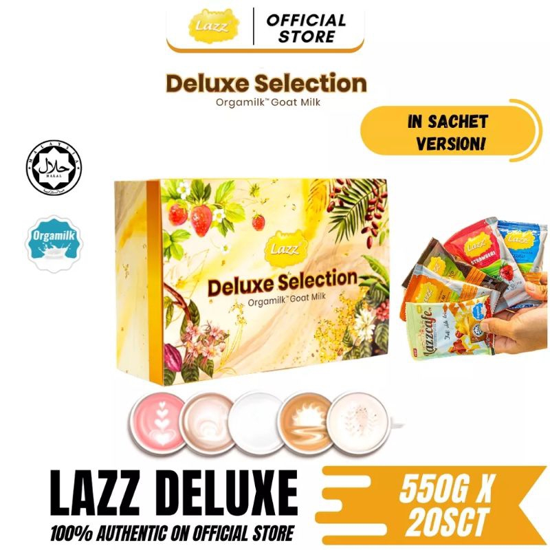 LAZZ SUSU KAMBING DELUXE 25G x 20 SACHET ORIGINAL HQ MATERNITY MILK ...