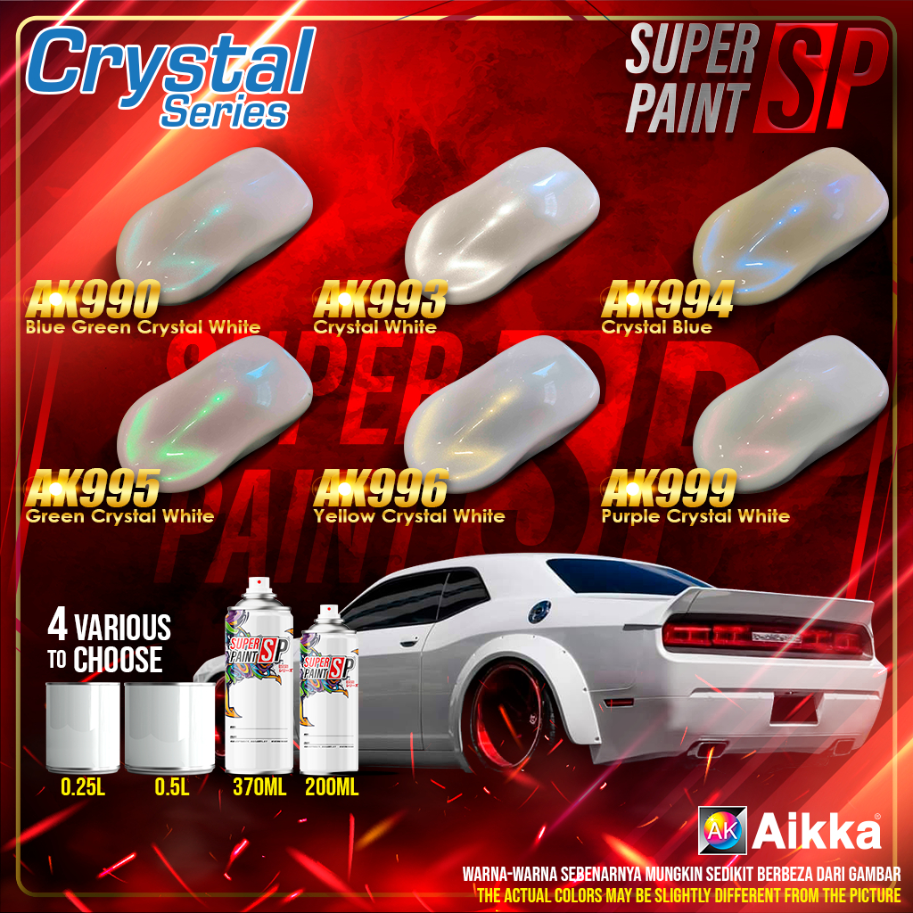 AIKKA Crystal Colour AK990 - AK999 | Crystal Series | 2K Basecoat Motor ...