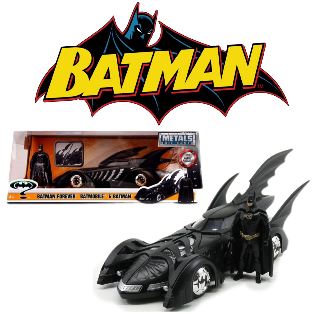Original【READY STOCK】Jada 1:24 Batman Forever Batmobile & Batman ...