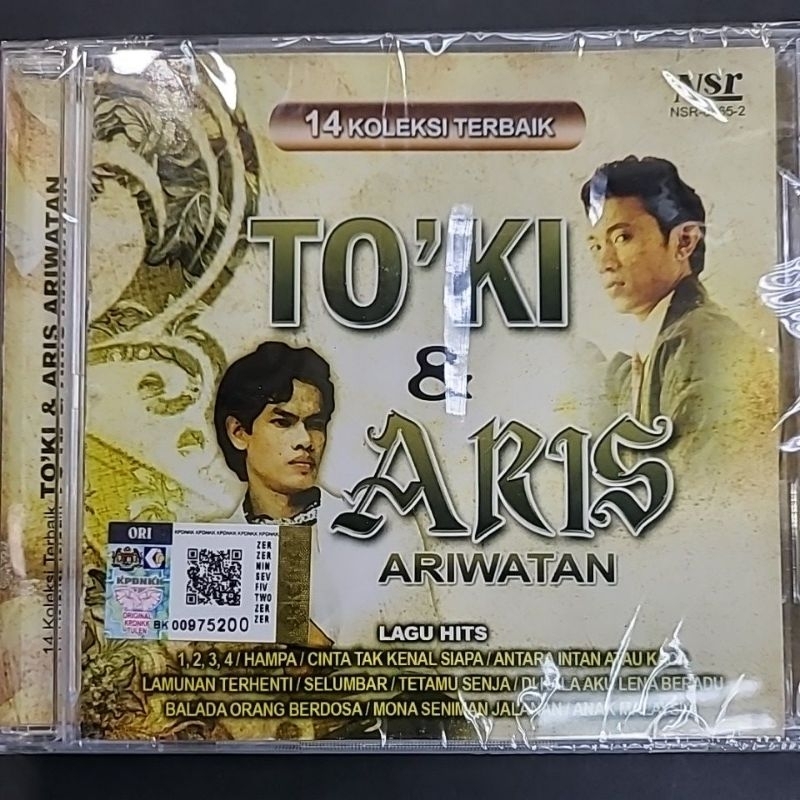 To'ki & Aris Ariwatan - 14 Koleksi Terbaik (CD) | Shopee Malaysia