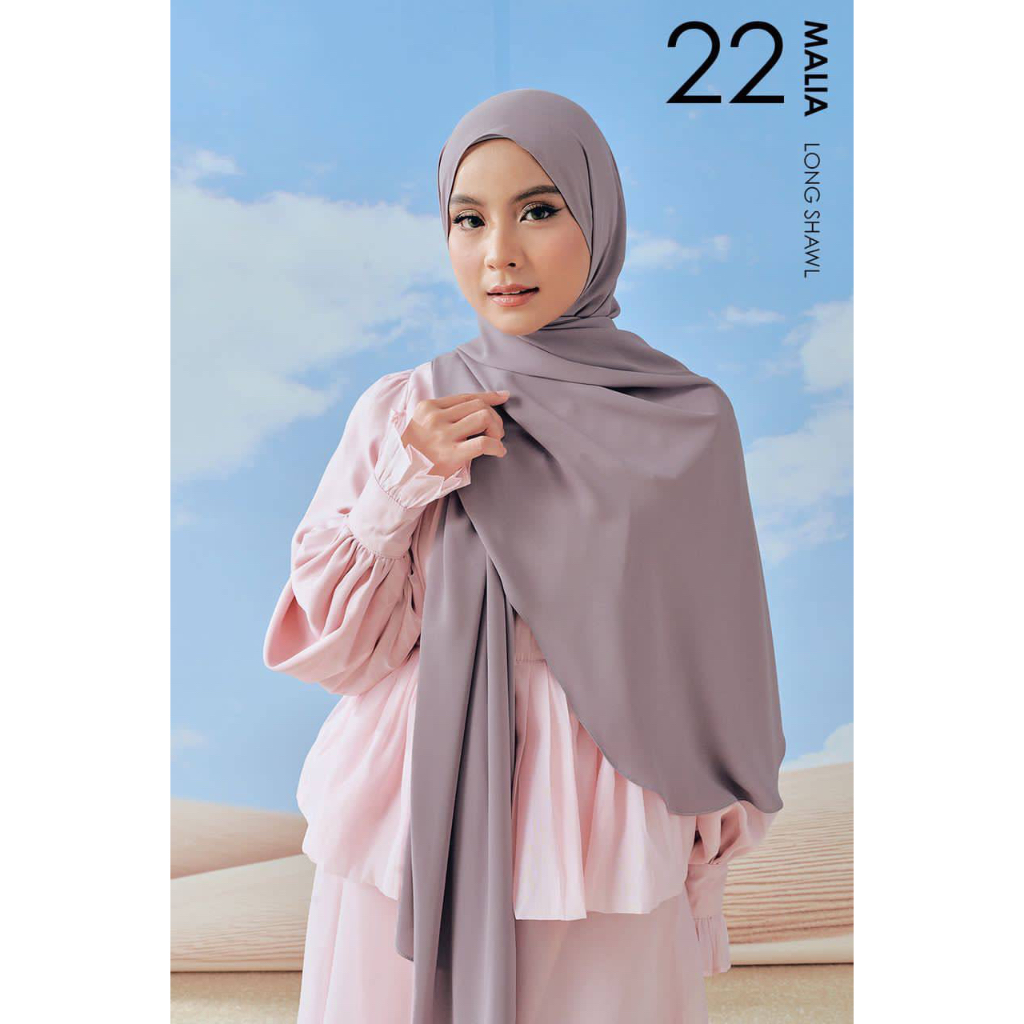 💙 Sofearose Malia Plain Basic 💙 Square Scarf Long Shawl hijab 💙 Original by Sofearose 💙 Premium ...