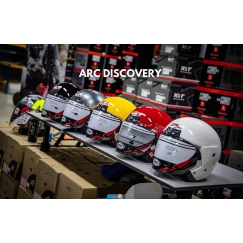 ARC Discovery Fibre Helmet 100% Original Fibre | Shopee Malaysia