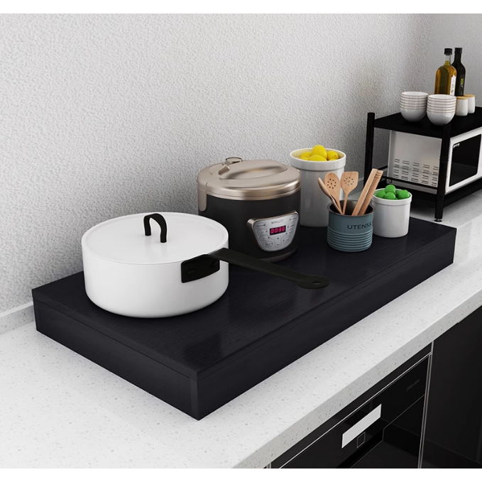 Gas Stove Cover Plate Overcover Induction Cooker Bracket Wooden Stove ...