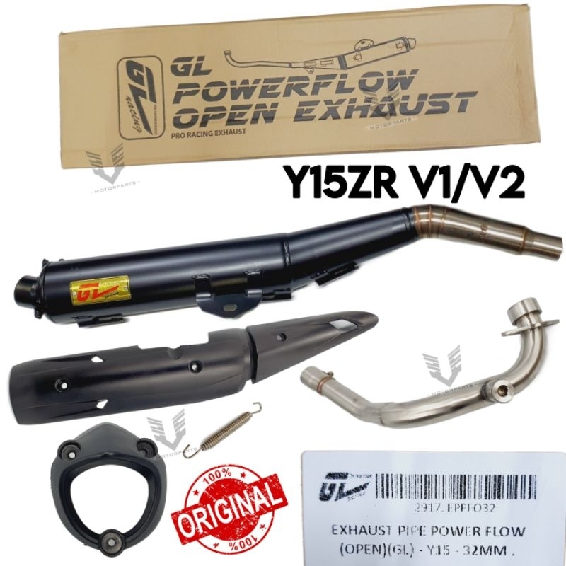 Y15ZR/RSX150/RS150/LC135 GL RACING SUPER CHARGER OPEN EXHAUST RACING ...