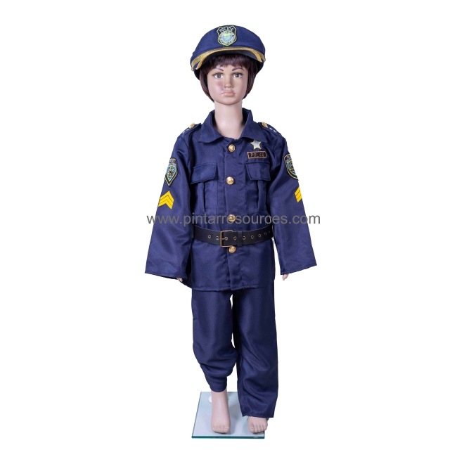 READY STOCK Cosplay Kids Children Police Uniform Career Frontliner ...