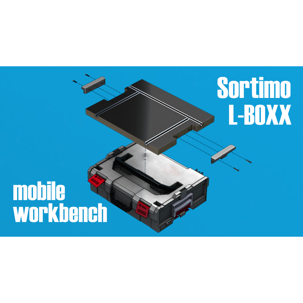 Bosch L-BOXX Mobile Work Bench Holder (Wall Mounted) | Shopee Malaysia