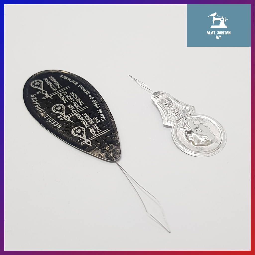 Bow Wire Needle Threader | Pemasang Jarum/Alat Masuk Benang/Mata Nenek ...