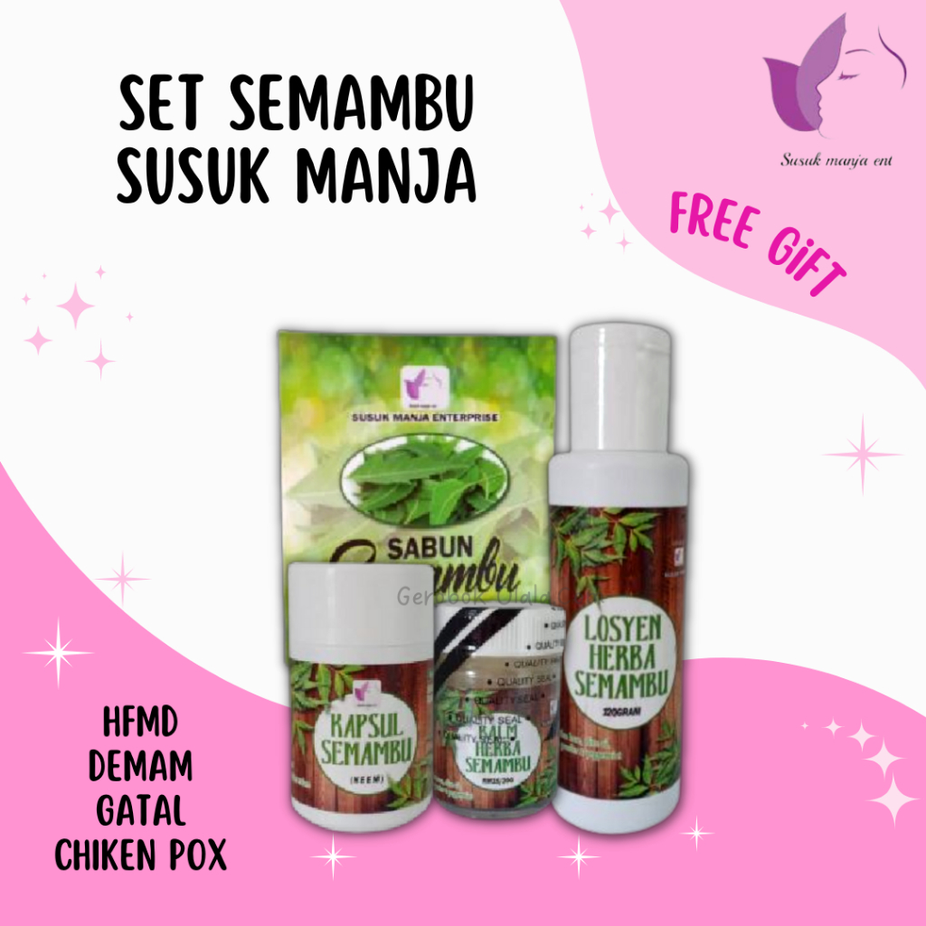 SABUN SEMAMBU | BALM SEMAMBU | LOTION SEMAMBU (Chicken pox | hfmd ...