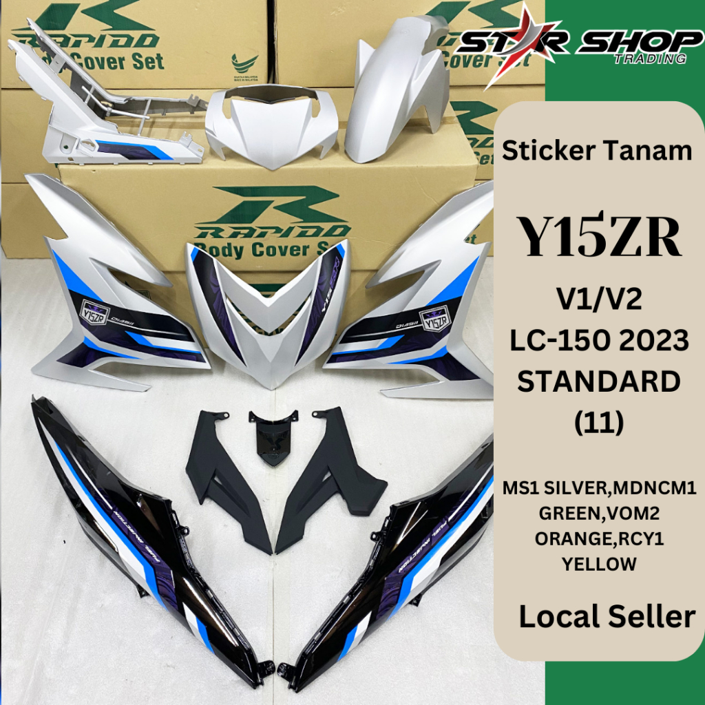 [LOCAL SELLER] COVERSET BODYSET Y15 Y15ZR YSUKU Y V1 V2 LC150 (11) 2023 ...