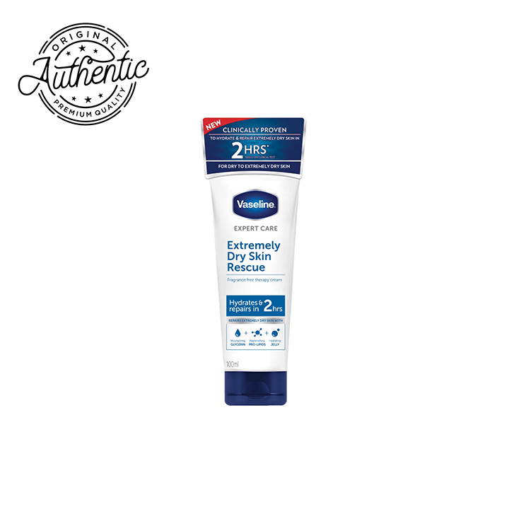 Vaseline Expert Care Extremely Dry Skin Rescue Lotion 100ml Shopee