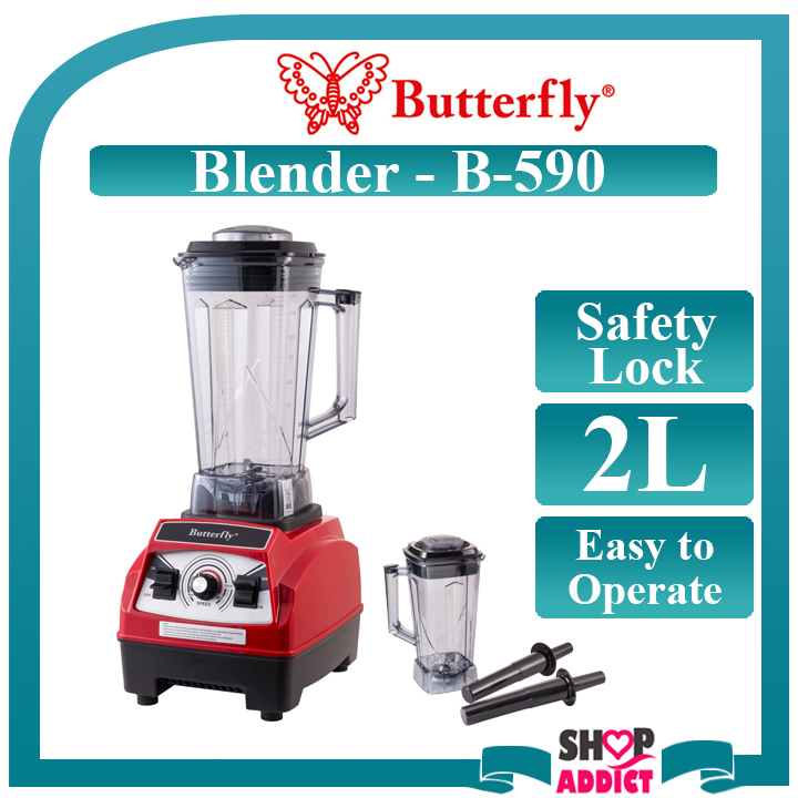 Butterfly Commercial Food Blender 2.0L Pengisar B-590/B-593 with ...