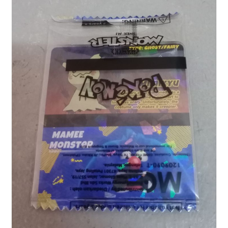 Mamee POKEMON sticker MIMIKYU PIKACHU DRAGONITE SNORLAX | Shopee Malaysia