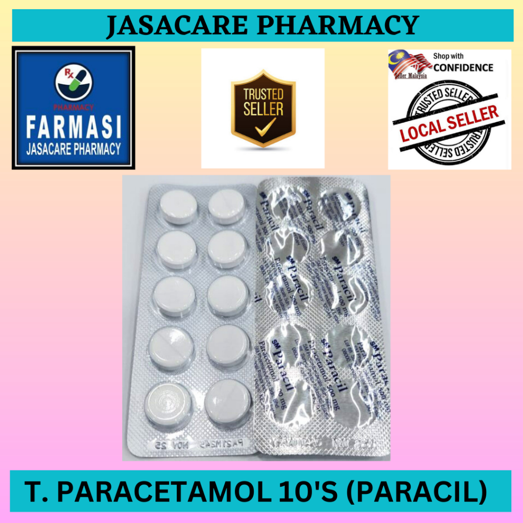 Paracil-Paracetamol 500mg Tablet 10's | Shopee Malaysia