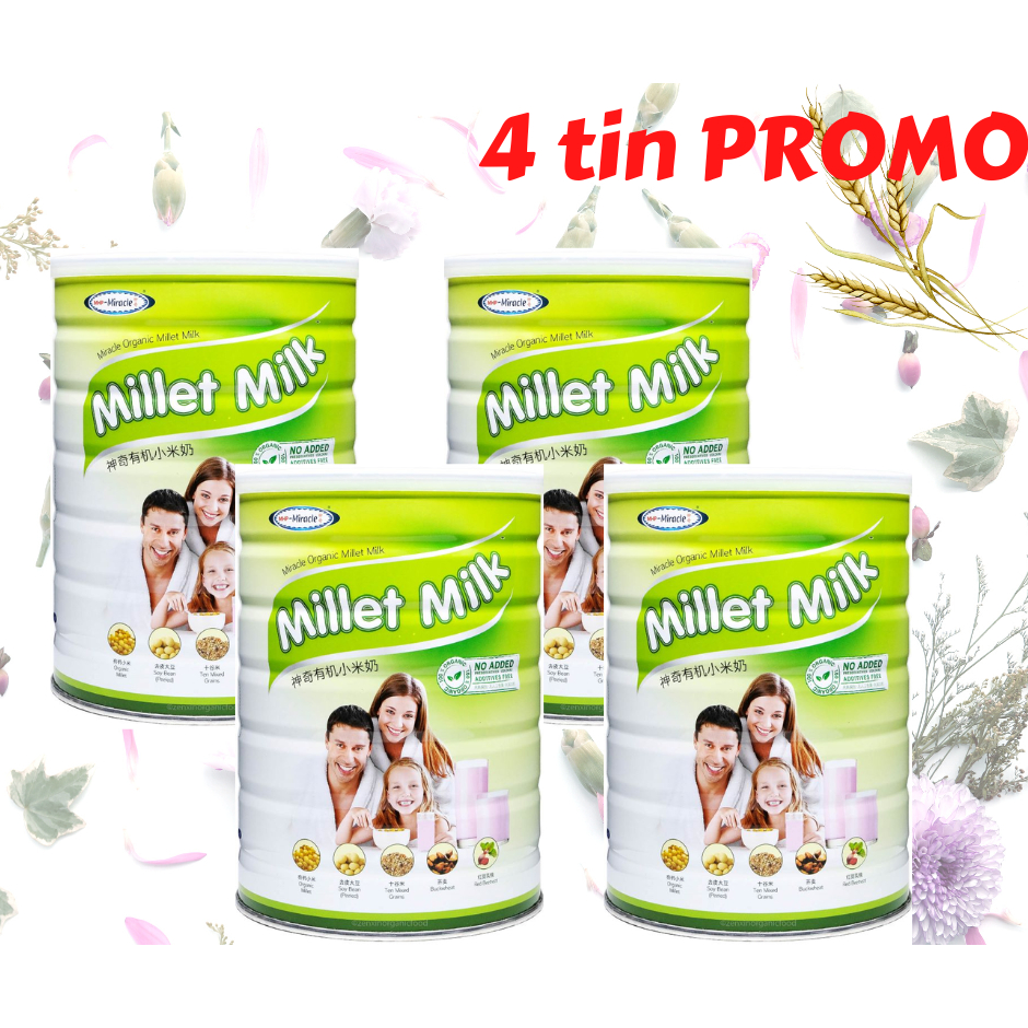【FAST SHIP OUT】 4X MHP MIRACLE ORGANIC MILLET 900G Exp 6/2027 | Shopee ...