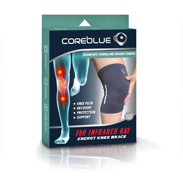 [1 Pair] Coreblue Far Infrared Ray (FIR) Knee Support Pain Relief Knee ...