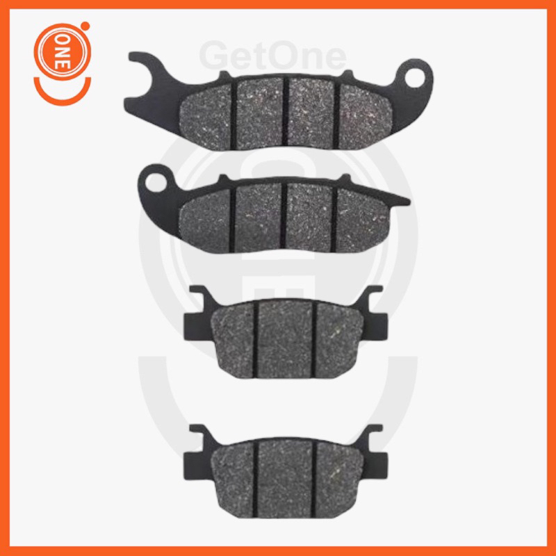DAYTONA HONDA ADV150 FRONT REAR DISC BRAKE PAD CLICK ADV 150 BLACK ...