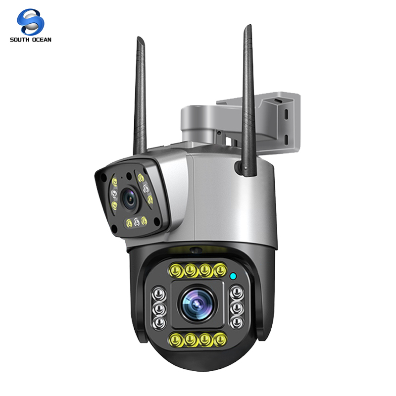 South Ocean Dual Lens 8MP CCTV Wireless Outdoor Waterproof WiFi Camera ...