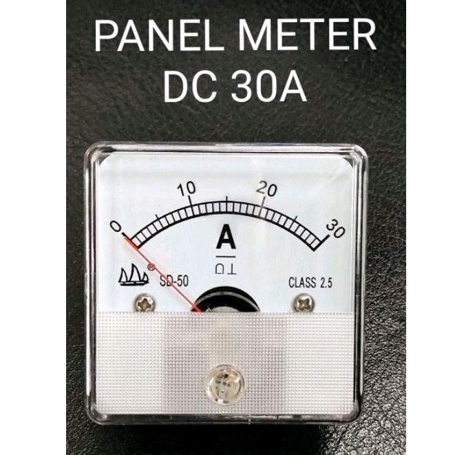AMP METER DC 30A PANEL METER 50*50*45 | Shopee Malaysia
