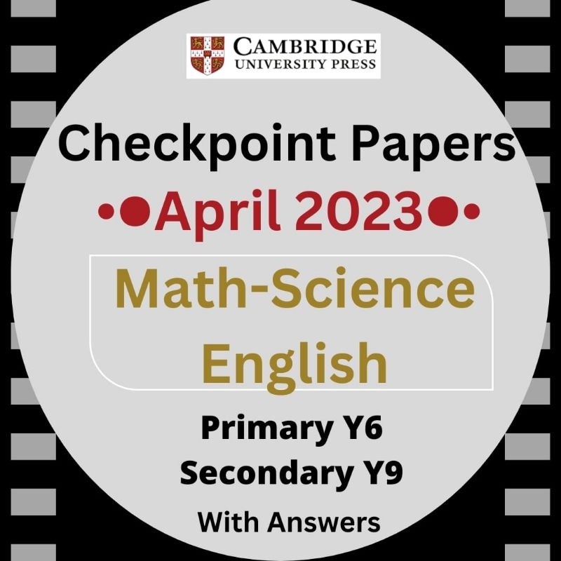 SC.50🌟Latest April 2023 Checkpoint papers🌟Primary Y6🌟Secondary Y9🌟 ...