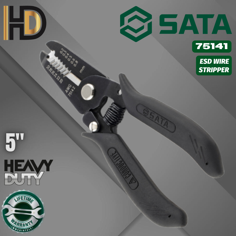 SATA ESD 5" Wire Stripper / Heavy Duty Wire Stripper / LIFETIME ...